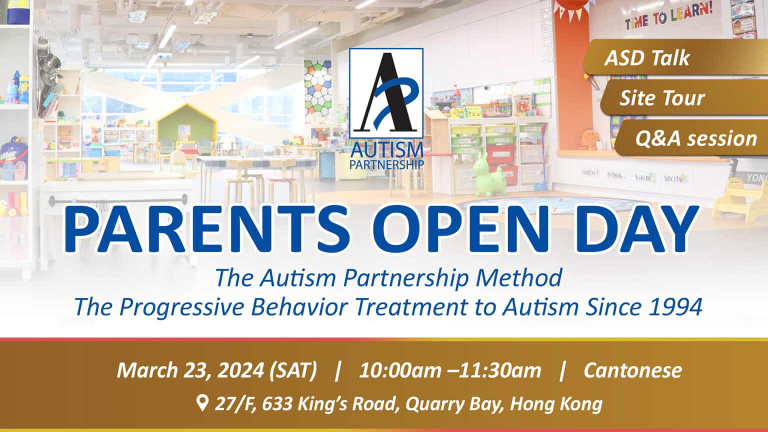 AP Hong Kong Centre Parents Open Day - Autism Partnership
